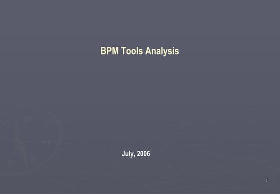 Business Process Management Tools | PPT