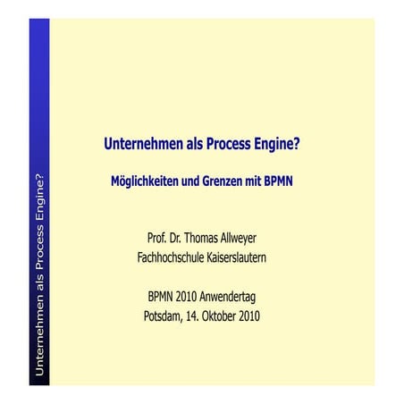 Ivana Trickovic @ BPMN 2010 | PDF