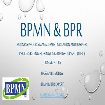 Bpmn & bpr groups | PPTX