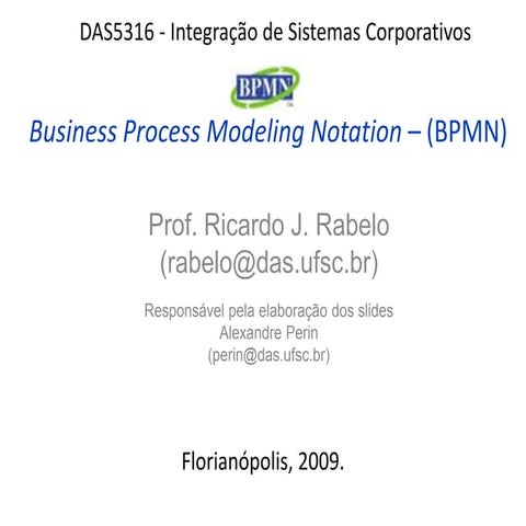 Business Process Modeling Notation –(BPMN) | PDF