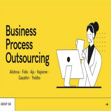 Business Process Outsourcing Pptx