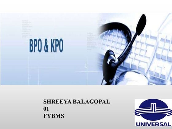 Business Process Outsourcing | PPT