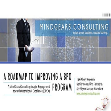A Roadmap to Improving a BPO Program | PDF