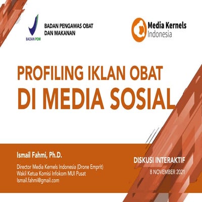Profiling Iklan Obat di Media Sosial | PPT