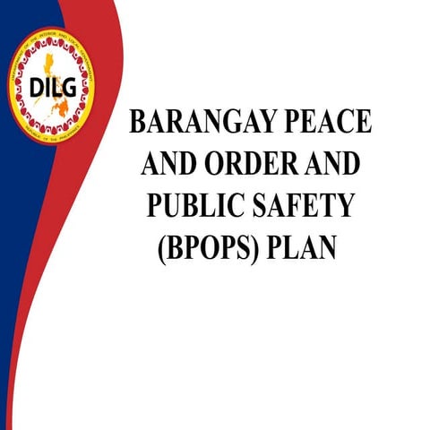 MANUAL ON BARANGAY PEACEKEEPING OPERATIONS - BPAT | PDF