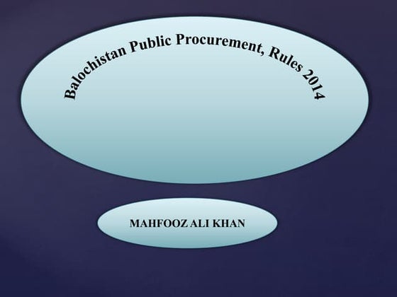 Public procurement regularity authority (ppra) | PPTX