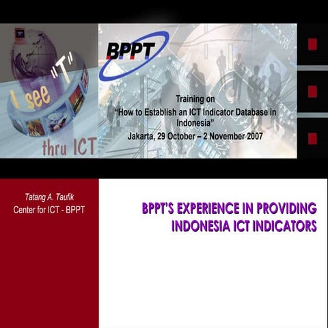 BPPT Experience - TIKoMeter | PPT
