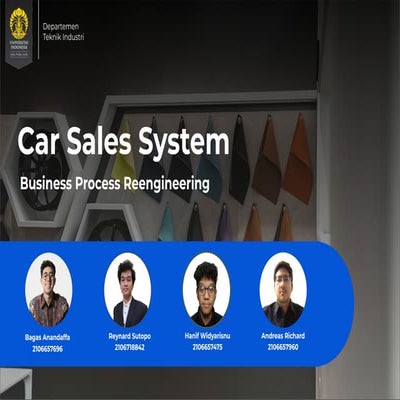 Business Process Reengineering on Car Sales System | PDF