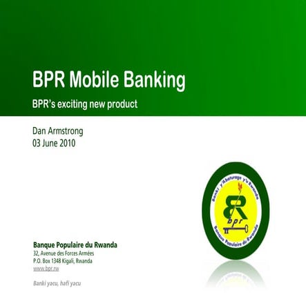 BPR Mobile Banking | PPT