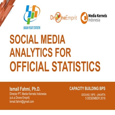 Social Media Analytics for Official Statistics | PDF