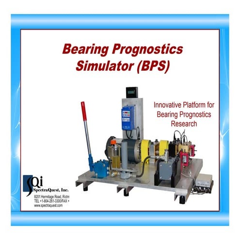 Bearing Prognostics Simulator (BPS) | PDF