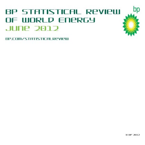 BP Statistical Review of World Energy 2012: Infographics | PPT