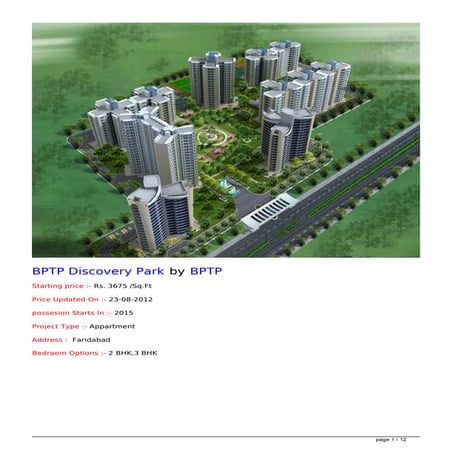 BPTP Discovery Park | PDF