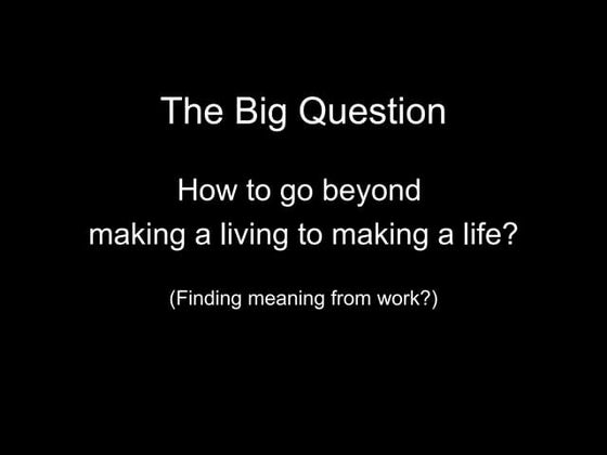 Robin Winkler （文魯彬）The Big Question | PPT