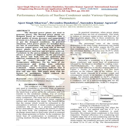 Steam condensers - Part 3 (High level jet condenser and Ejector ...