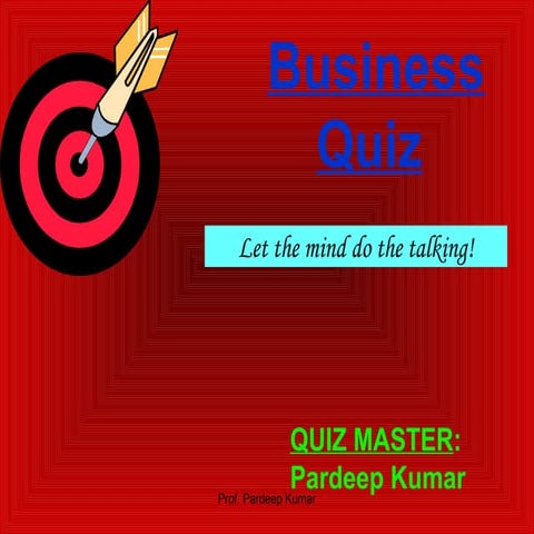 B quiz | PPT