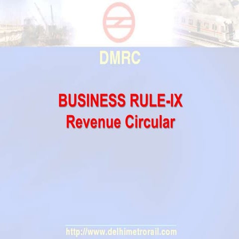 BR business rules dmrc for traveling.pptx