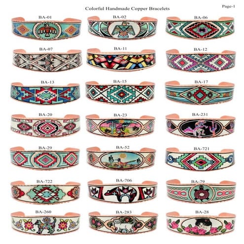 Southwest Native American Bracelets by Copper Reflections | PDF ...