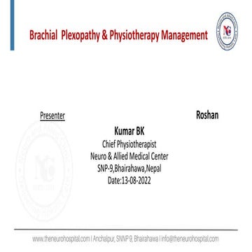 Brachial Plexopathy@Roshan.pptx