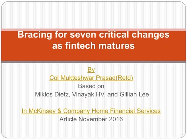 India Fintech Report By The Digital Fifth