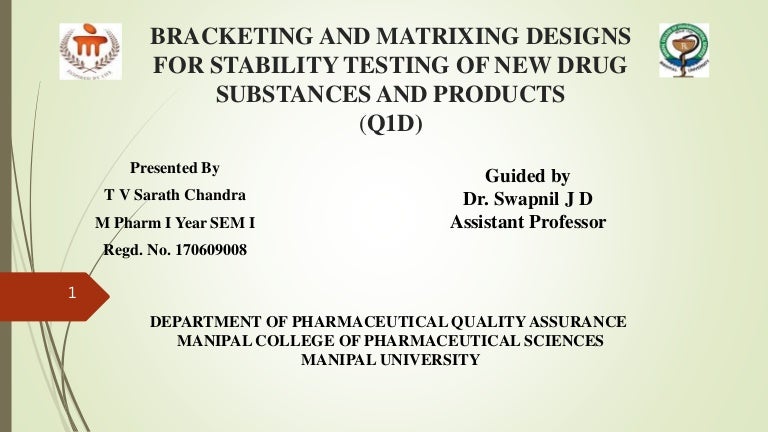 Bracketing and Matrixing Methods for Stability analysis