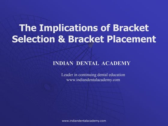 The differences betweem roth mbt and degewise brackets | PDF
