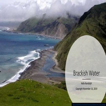 Brackish water | PPTX