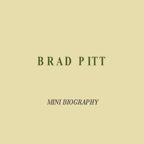 Brad Pitt | PPT