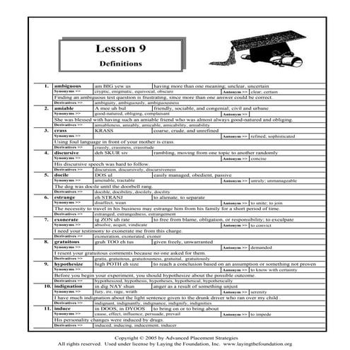 Bradley witham lesson 9 | PDF