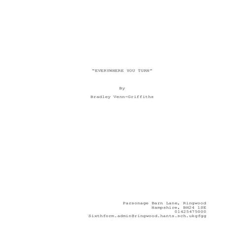Brad script after first meeting with client | DOCX