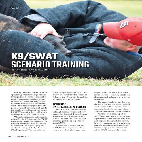 K9/SWAT Scenario Training | PDF