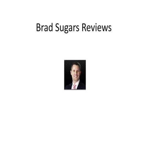 Brad sugars reviews | PPT