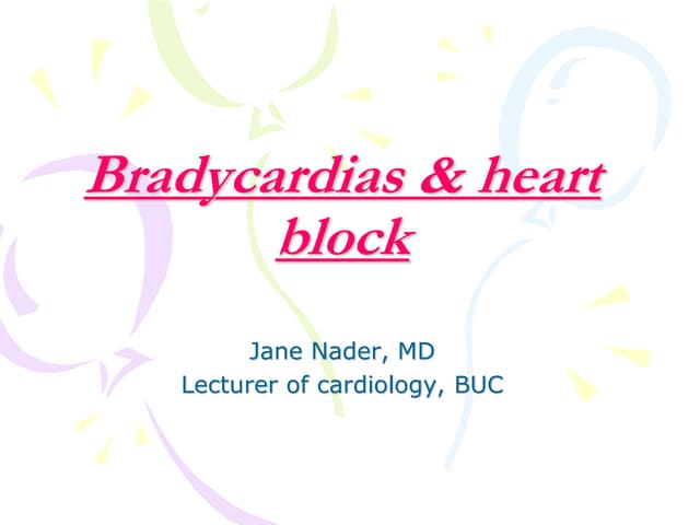 Heart Block with Nursing Management | PDF