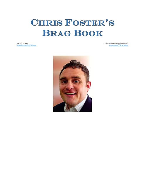 Chris Foster's Acting Resume | PDF