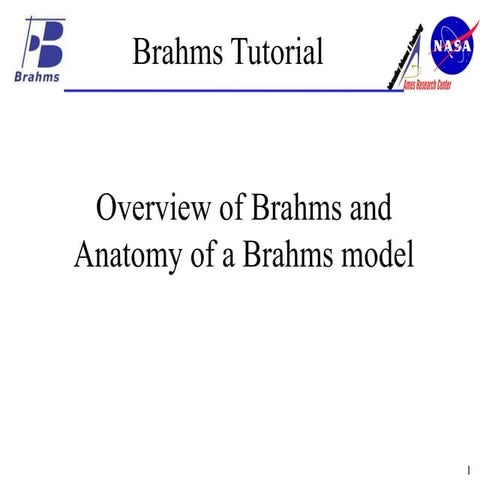 Brahms Agent-Based Modeling & Simulation Course #1 | PPT