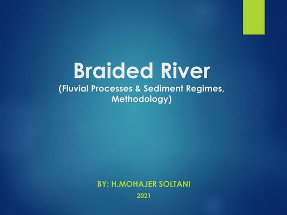 River landforms - braiding | PPT