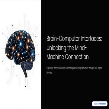Brain Computer Interface(BCI) using nureal networks | PPT