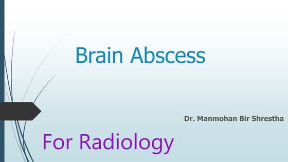Tubercular Brain Abscess: Diagnostic Dilemma-A Case Report | PDF ...