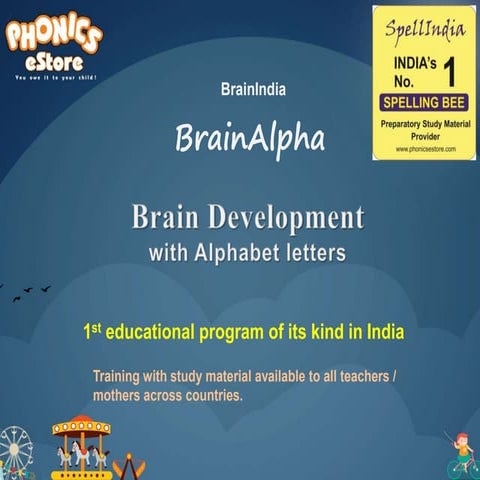 BrainAlpha : Brain development with alphabet letters ... a BrainIndia ...