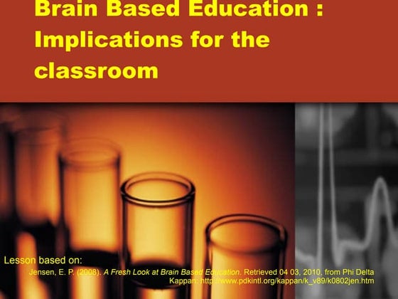 Everything About Brain Based Learning | PDF