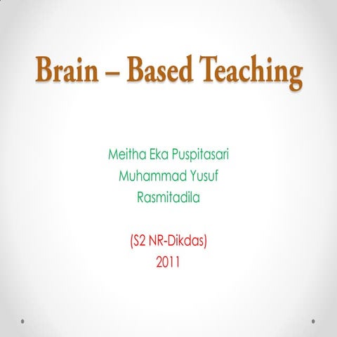 Brain – based teaching | PDF