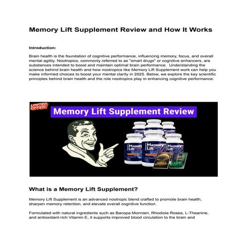 Brain Boost in 2025_ Memory Lift Supplement Review and How It Works.pdf