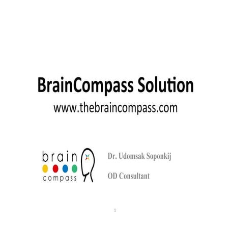 BrainCompass Solution English by Dr.Udomsak Soponkij | PPT