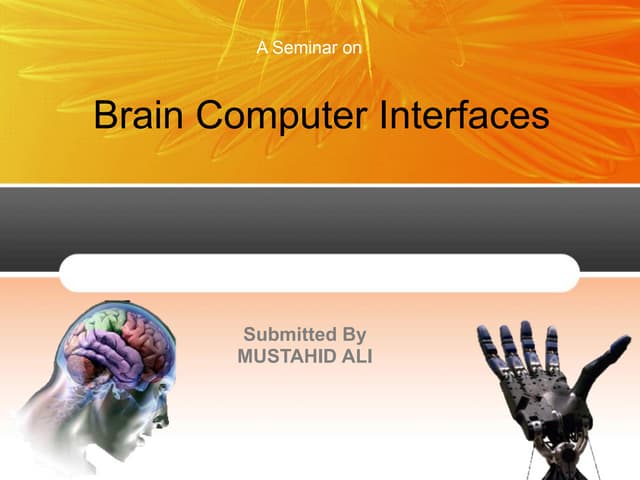 brain computer-interfaces PPT | PPT