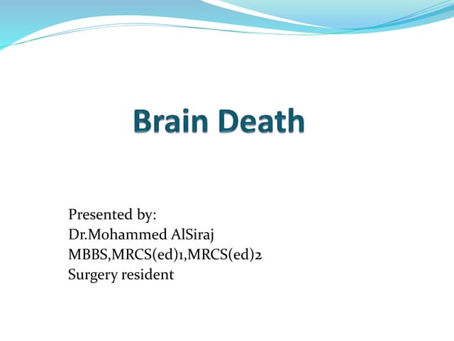 Brain death | PPTX