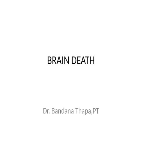 Handling Medico Legal Cases and Documentation : Brought Dead Protocol ...