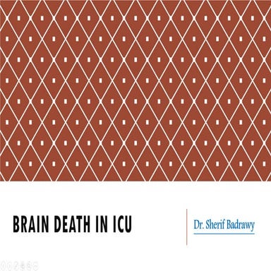 Brain death in ICU | PDF