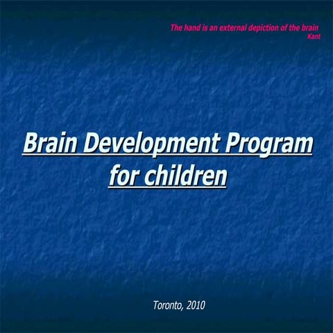 Brain Development Program eng | PPT | Music | Entertainment