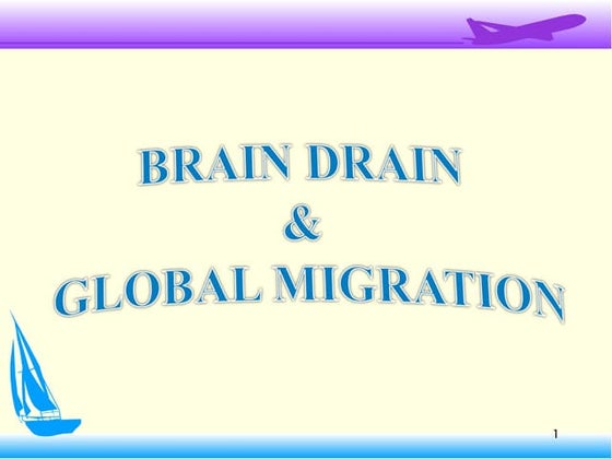 Brain Drain Advantages and Disadvantages | PDF