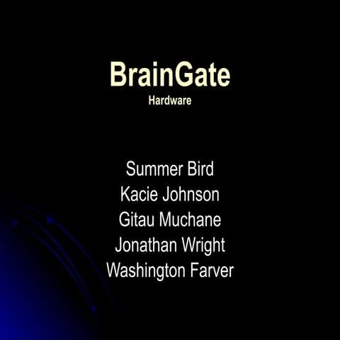 Brain gatepowerpoint(k) | PPT